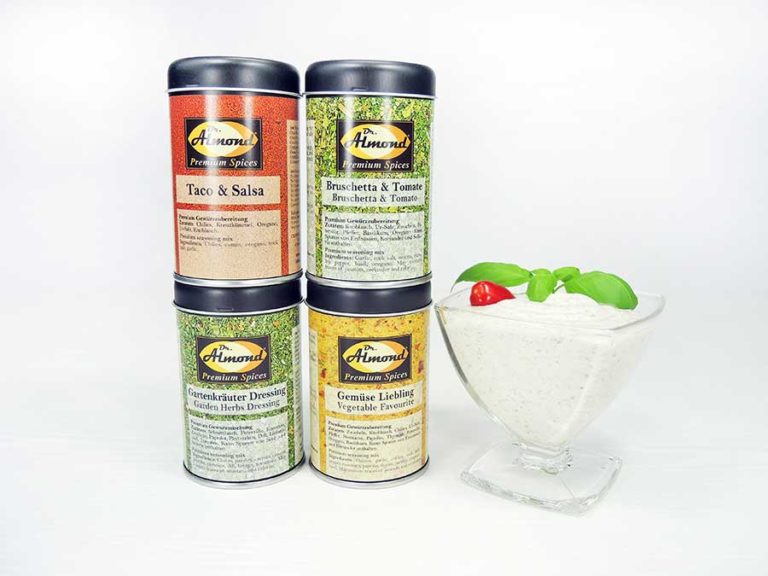 Gewürze SPAR-SET "Dips & Dressings" - Dr. Almond Lowcarb Glutenfrei Shop