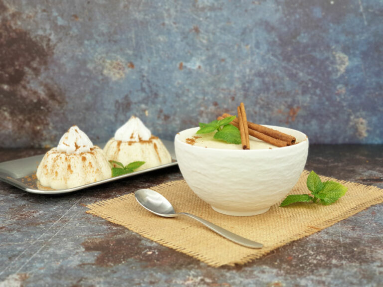 Grießpudding ZIMT low-carb glutenfrei keto - Grießbrei ohne Stärke ...